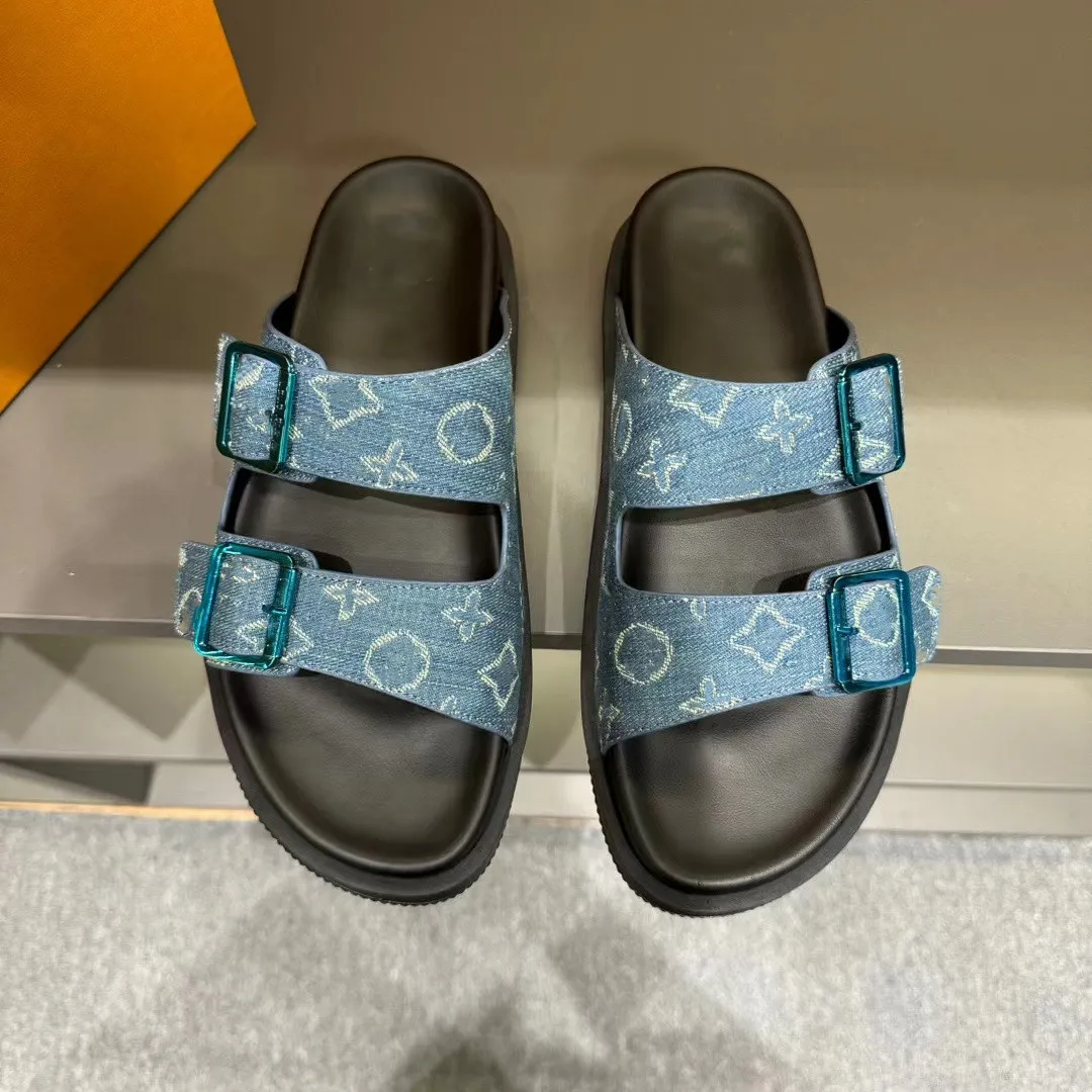 Bom Dia Genuine Leather Designer Men's Sandal Slipper Casual Summer ...