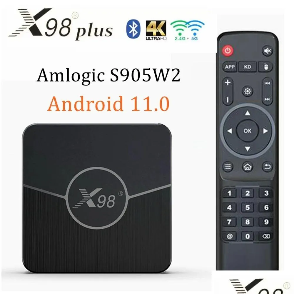 X98 Plus Android Box X96 Mini Smart 11, 4GB RAM, 64GB/32GB Storage ...