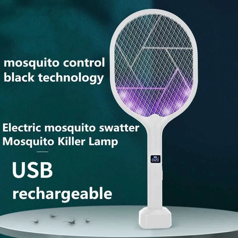DHgate.com:USB Rechargeable Electric Mosquito Swatter Lamp - 2-in-1 ...