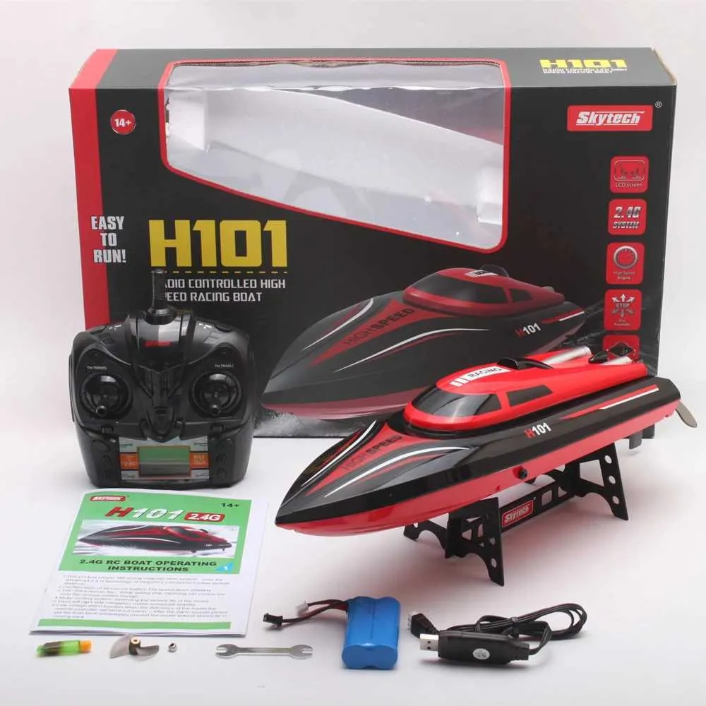 High Speed Remote Control Racing Boat H101 Metal... From Yushun_north1 ...