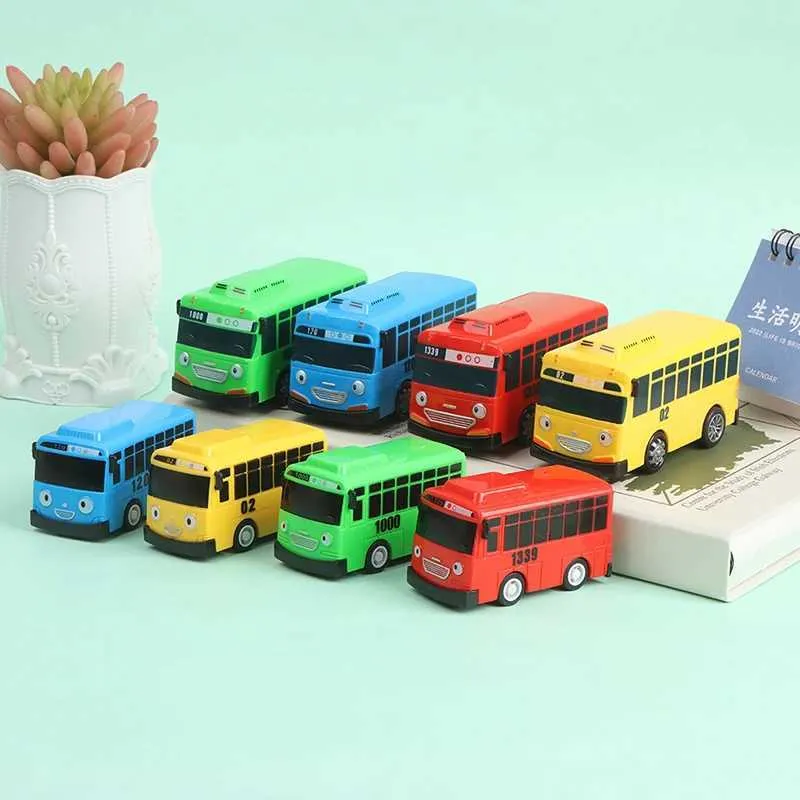 City Bus Toys Pull Back Vehicle Set Educational Play Vehicles ...