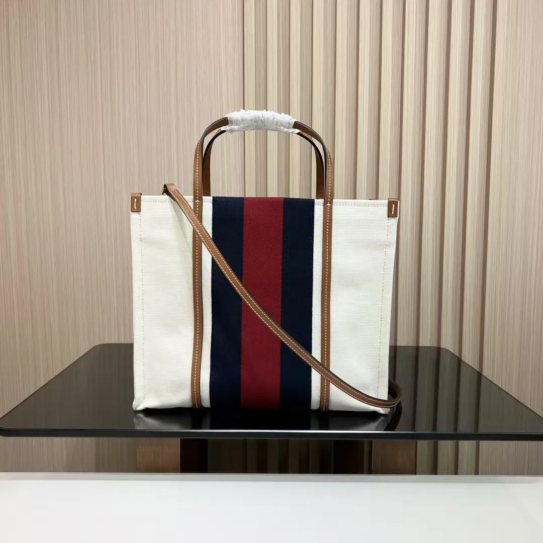 Designer Canvas Mini Tote Bag Top 10A Interlocking Canvas Handbags For ...