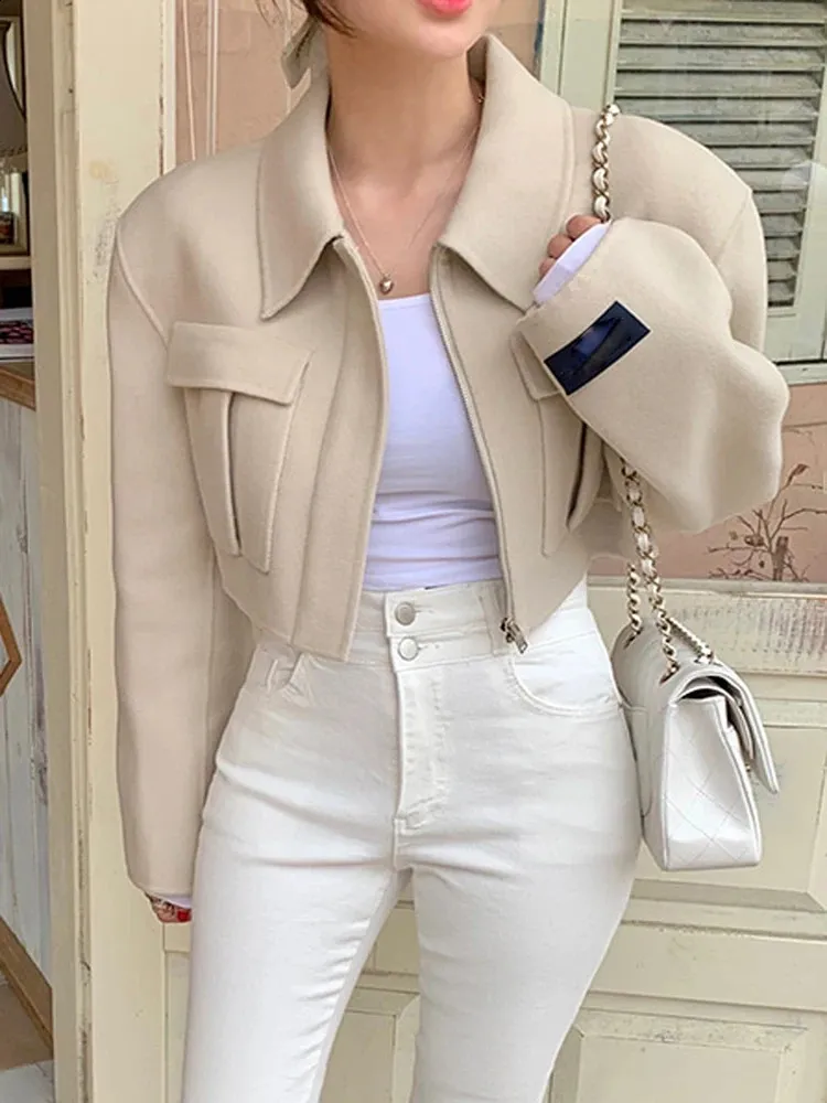 Korean Fashion Womens Coarse Tweed Short Sleeved... From Zorastore, $29 ...