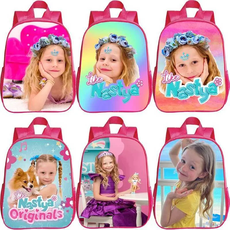 Like Nastya Kids Backpack: Cute School Bag for Girls - Kindergarten ...