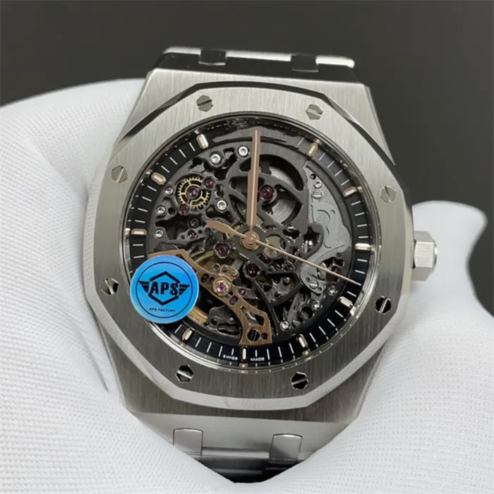 Men's Automatic Mechanical Watch 41mm Stainless Steel Case Sapphire ...