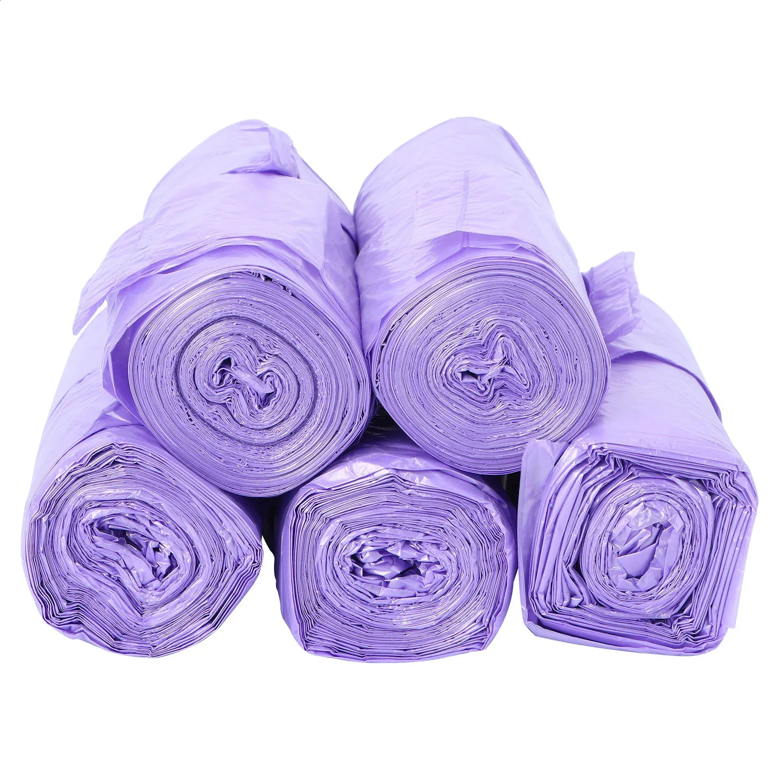 Strong & Portable Trash Bags 5 Rolls: Heavy-Duty Rubbish Sacks for Home ...