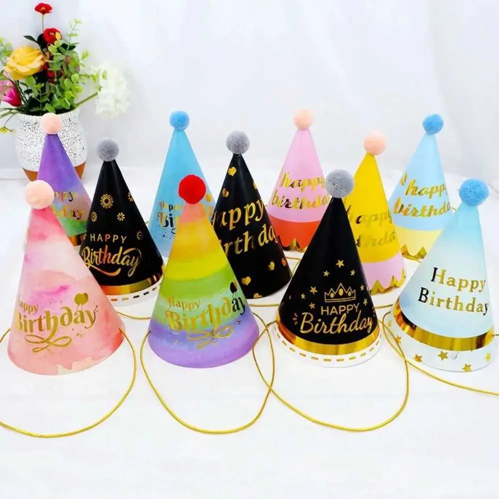 Rainbow Birthday Party Crown Hat: Festive Photo Props For Kids & Adults ...