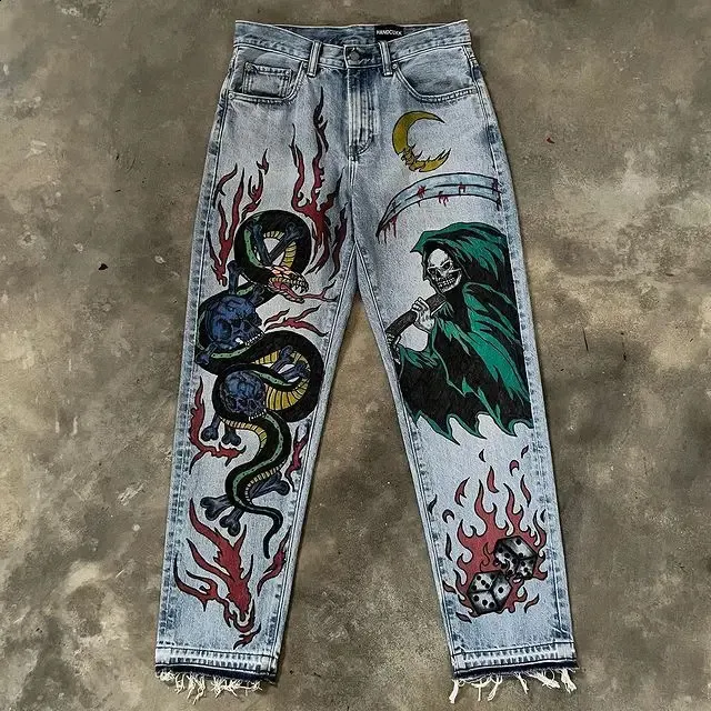 DHgate.com:Anime-Inspired Custom Japanese Denim Jeans DHgate.com:Anime-Inspired Custom Japanese Denim Jeans