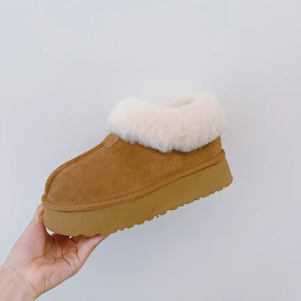 Designer Ultra Mini Platform inuikii boots for Women - Chestnut Wool ...