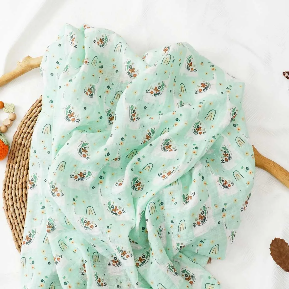 Premium Cotton Baby Swaddle Blanket - Soft, Breathable, and Lightweight ...