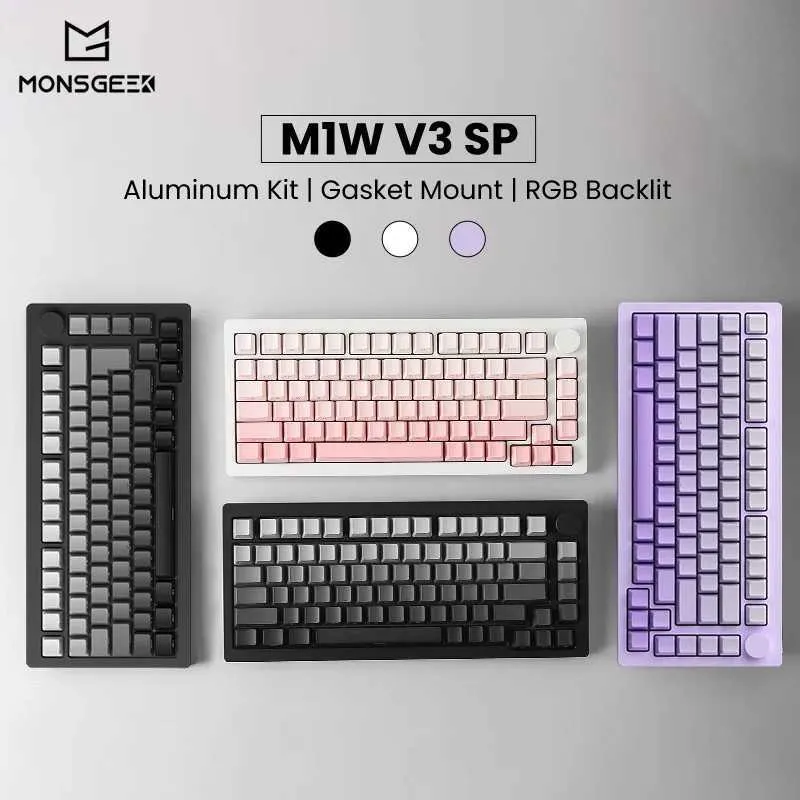 DHgate.com:MonsGeek M1W V3-SP Mechanical Keyboard: Aluminum Case ...