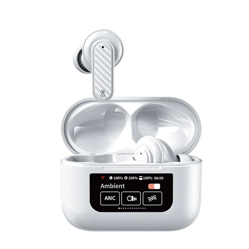 DHgate.com:"YW08 TWS Wireless Touchscreen Earbuds: ANC, LED Display ...