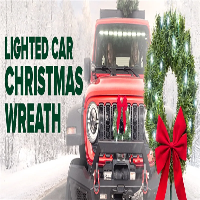 Jeep wrangler christmas wreath store