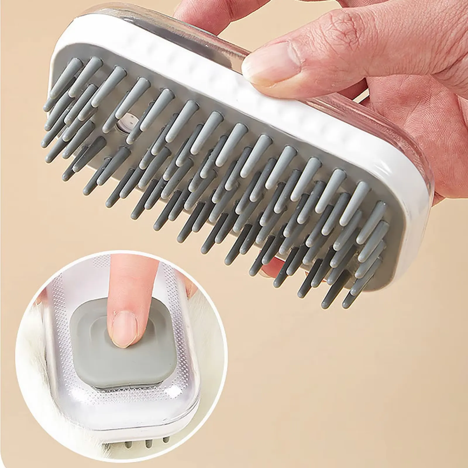 DHgate.com:Pet Grooming Shampoo Dispenser with Massage Brush for Cats ...