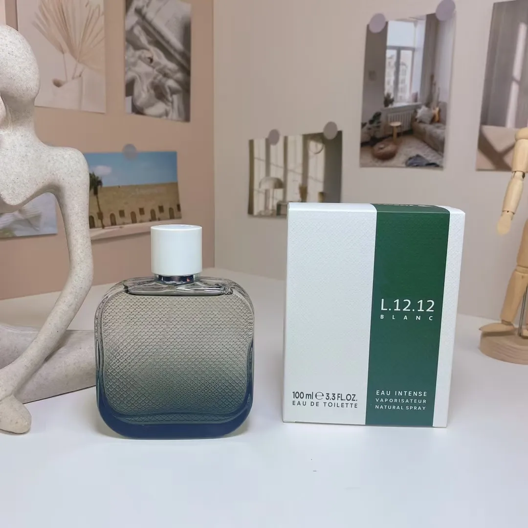 Luxury Crocodile Fresh Water Men's Light Blue Perfume L.12.2 Blanc Eau ...