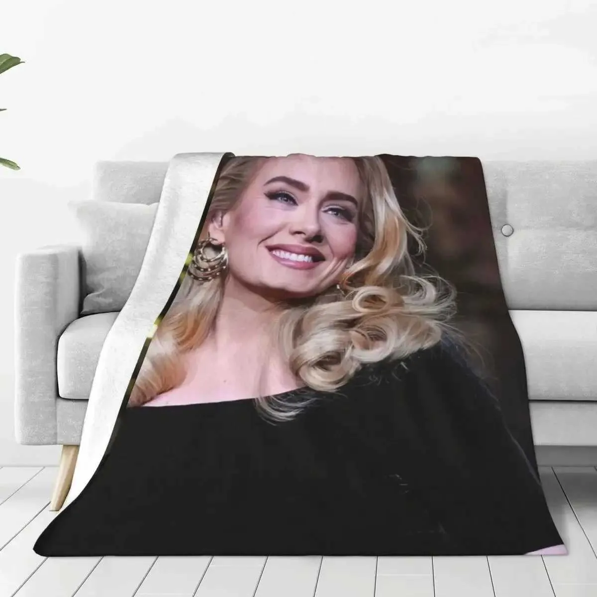 Adele Super Soft Flannel Blanket - English Singer Inspired Throw, Warm ...