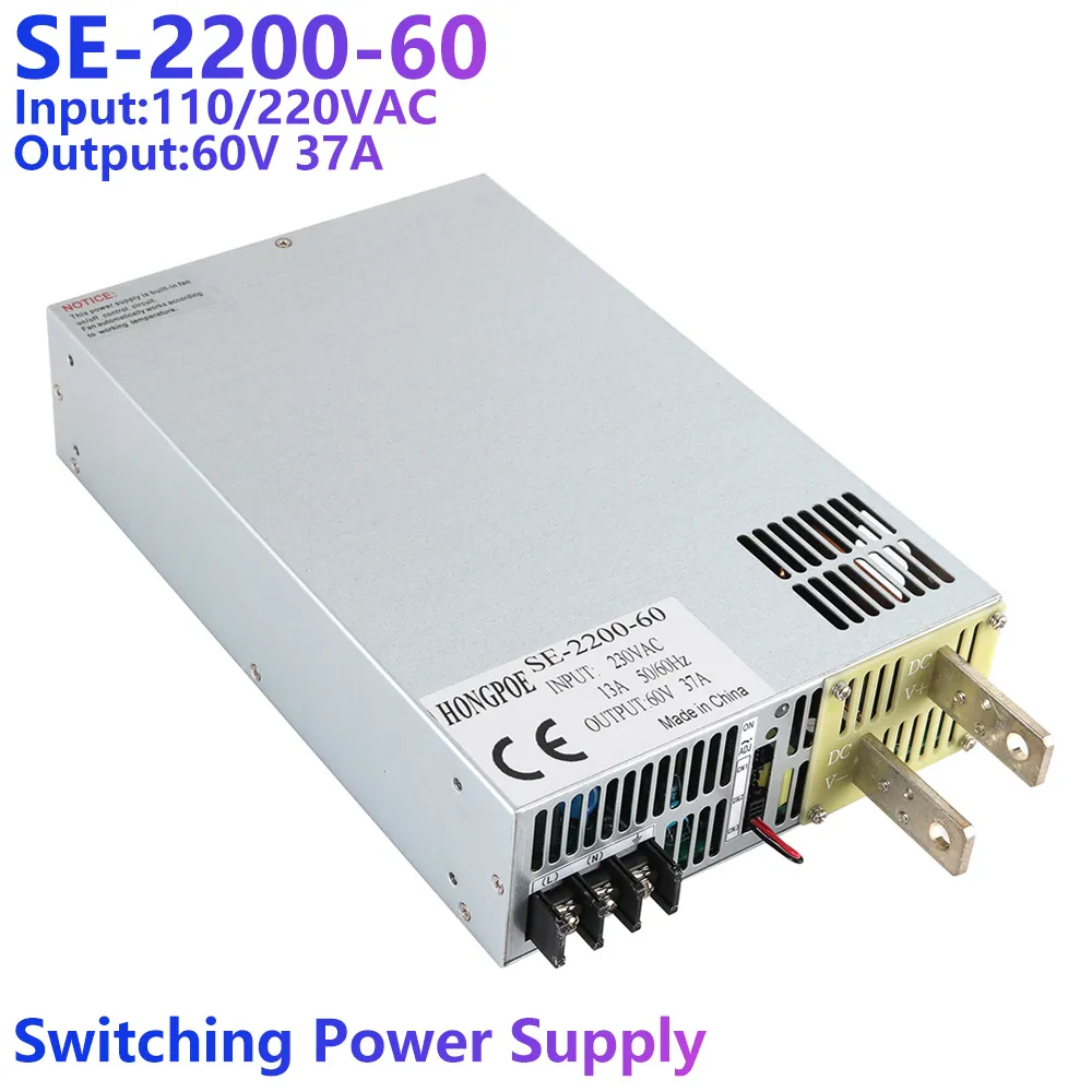 DHgate.com:60V 2200W AC-DC Power Supply, Adjustable 0-36.5A, 110VAC ...