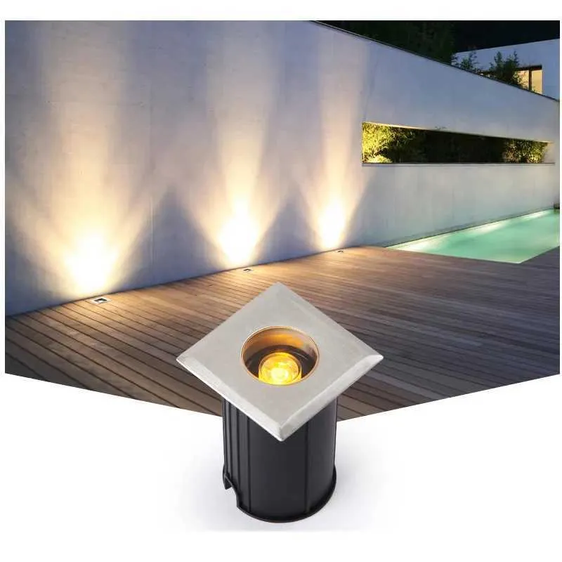 Outdoor LED Floor Lights: Recessed Stair Lights, Waterproof Mini Deck ...