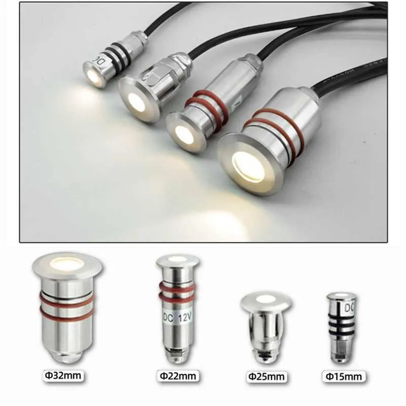 Mini Led Deck Light Stainless Steel Recessed Waterproof Rgb Spotlight