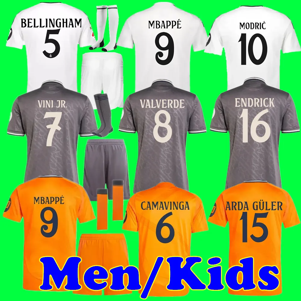 VINI JR BELLINGHAM MBAPPE Soccer Jerseys RODRYGO VALVERDE Football ...