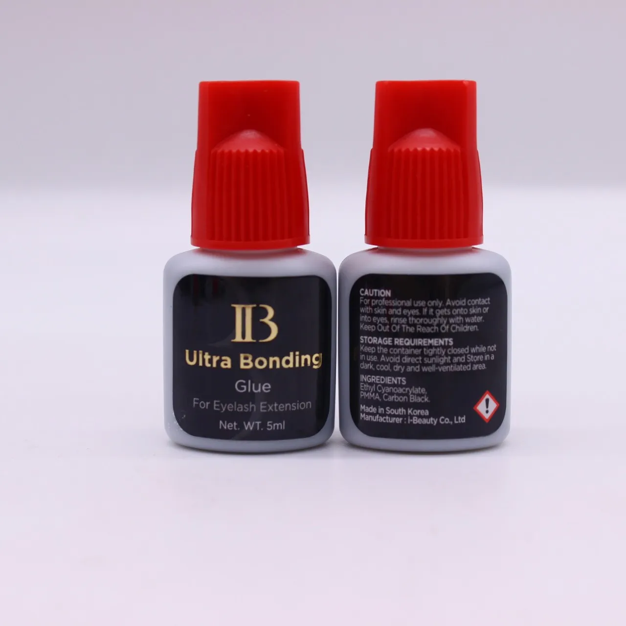 IB Ibeauty Ultra Bonding Glue 5ml Fast Drying Red Cap False Eyelash Extensions Makeup Brush ...