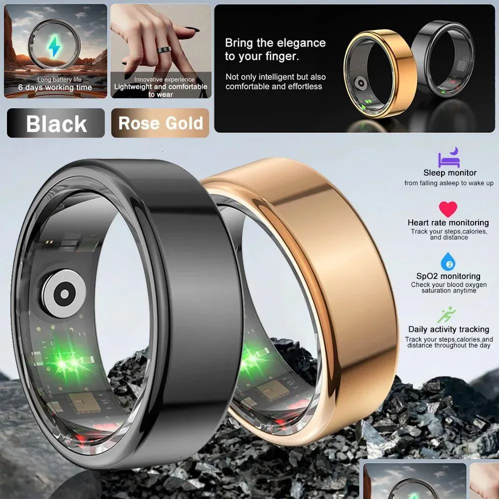 DHgate.com:R02 Smart Ring: Multifunctional Health Tracker with Heart ...
