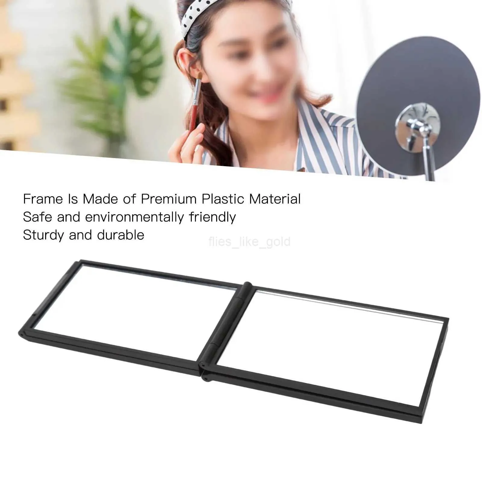 Travel Cosmetic Mirror 4 Way 360 Degree Foldable Makeup Mirror For Self ...