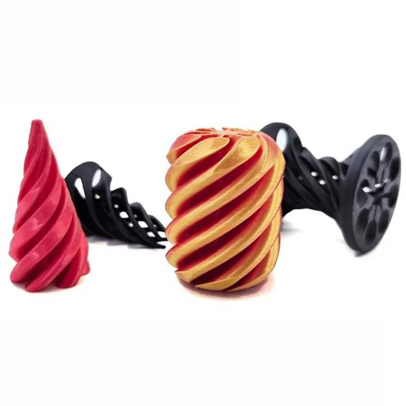 Spiral Cone Fidget Toy 3D Printed Helix Screw Decompression Ornament ...