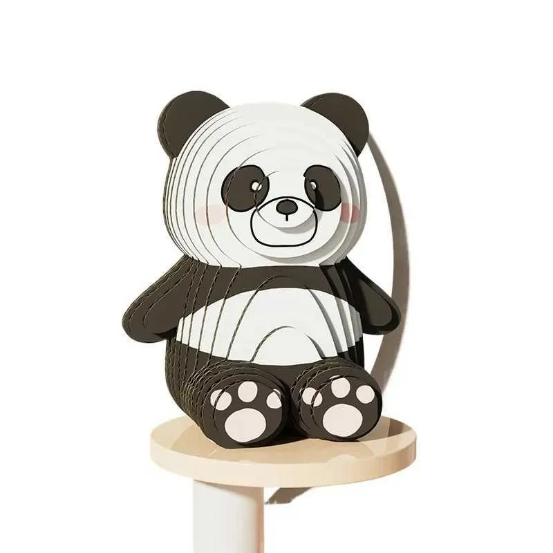 Cute Cartoon Panda 3D Paper Puzzle - educational toys for newborns for ...