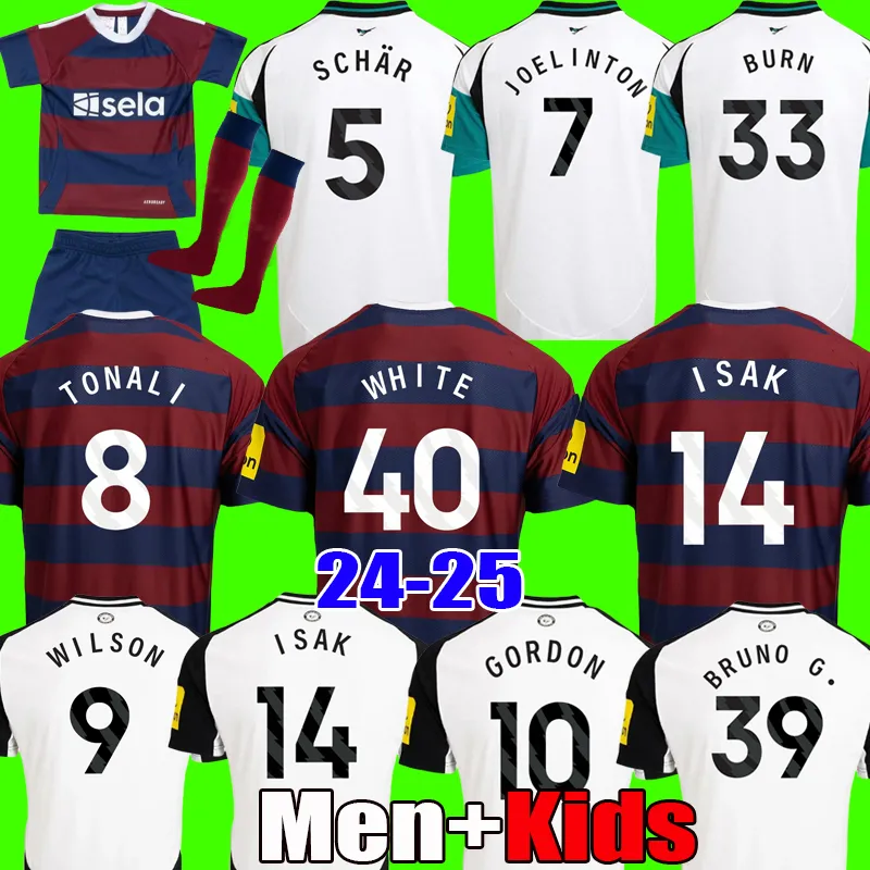 Isak Bruno G Tonali Gordon Burn Schar Kit Football Maglie Da Calcio ...