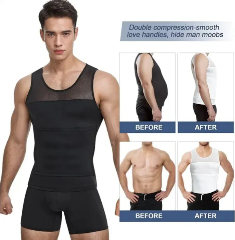 Compression Body Shaper Vest for Men & Women - Post-Surgery Recovery ...