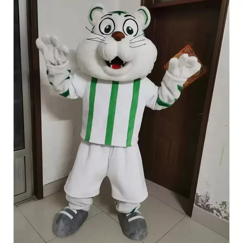 2025 White Tiger Tiger Mascot Outfit Adult Size Cartoon Anime Theme ...