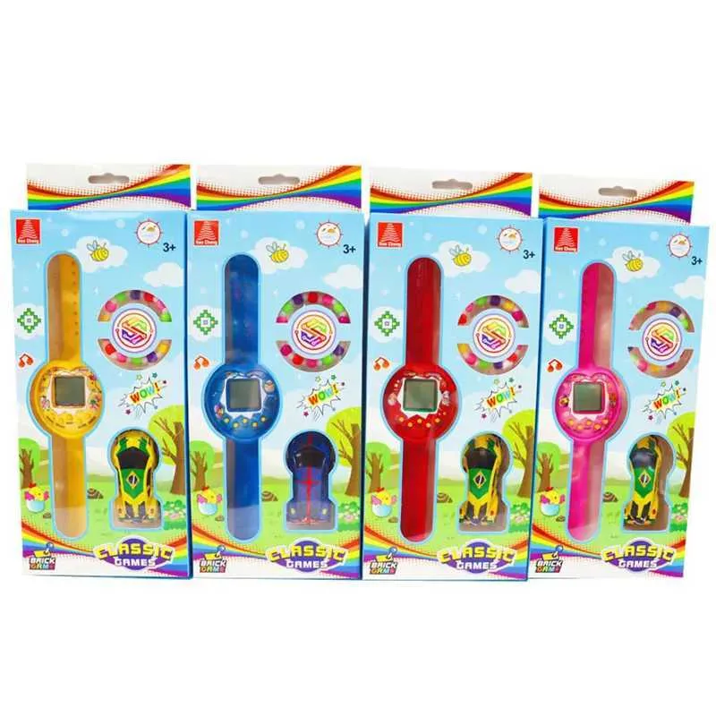 Color Mix Handheld Virtual Pet Game 168-in-1 Keychain - Fun Electronic ...