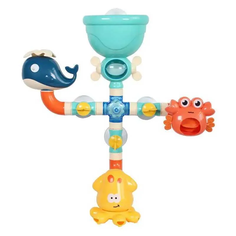 DIY Pipes Bath Toys: Interactive Bathtub Water Game for Toddlers & Kids ...