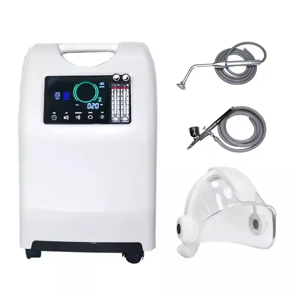 Hydro H2o2 3 In 1 Facial Oxygen Pulse Machine With LED Dome For Skin ...
