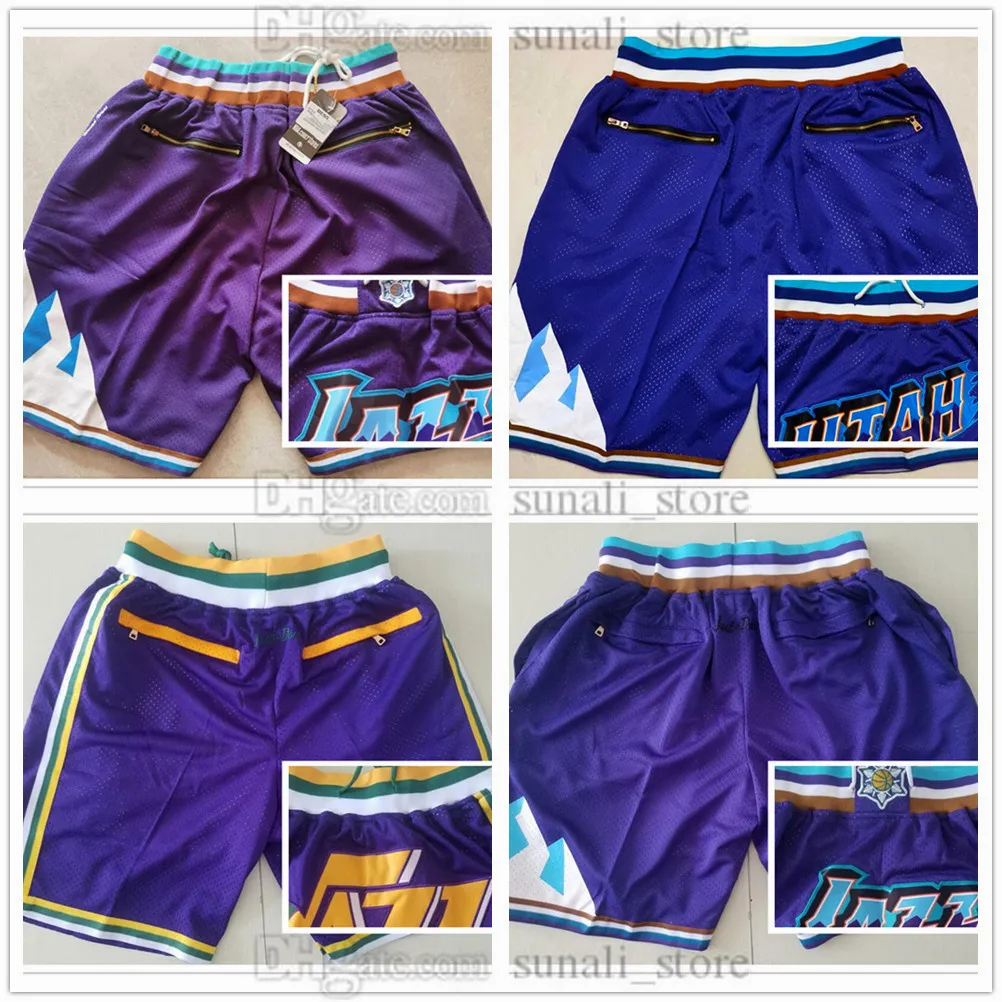 Retro Basketball Shorts with Zipper Pockets - Premium Mesh Sports ...