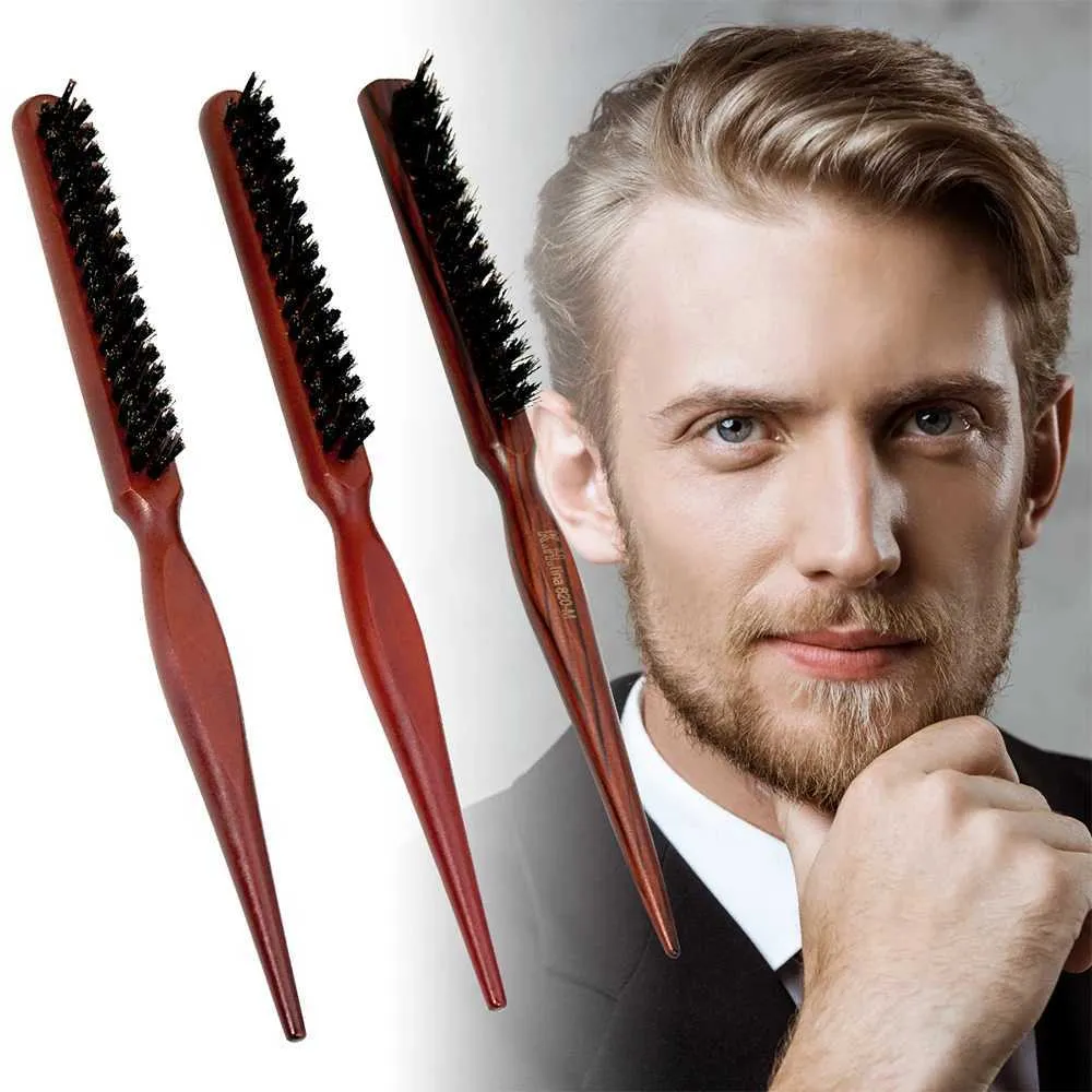 Wooden Hair Combs: Three Row Styling Comb With Wooden Coil, Perfect For ...