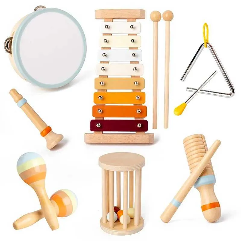 Drut Baby Musical Instruments Set Montessori Wooden Percussion Toys ...