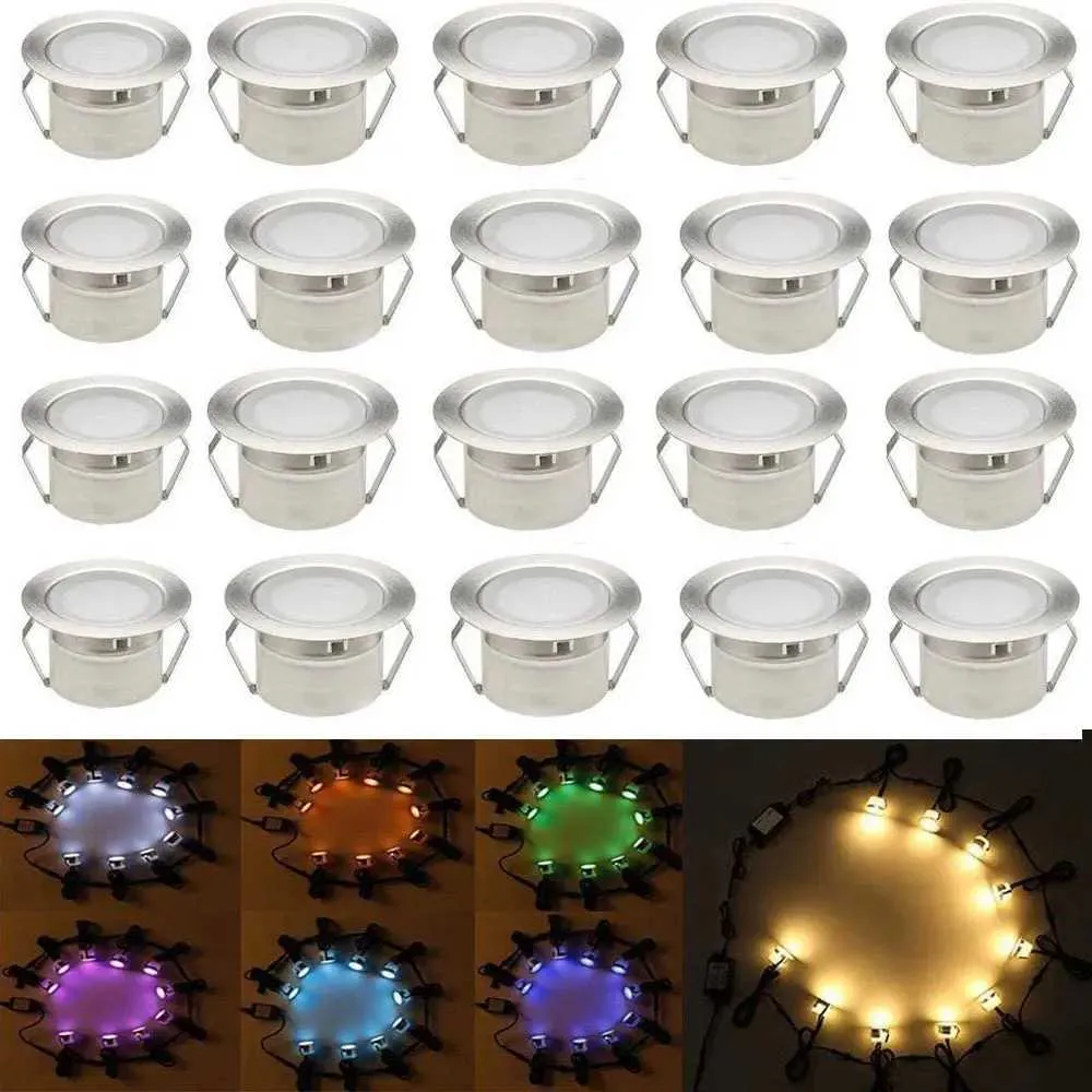 45mm IP67 Waterproof Recessed LED Deck Lights - Outdoor Landscape ...