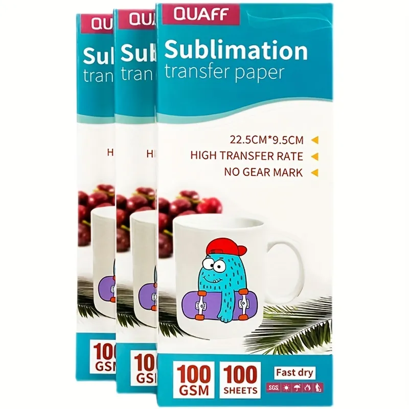 DHgate.com:Sublimation Heat Transfer Paper for DIY Clothes, Mugs, Ceramics - 4400 Sheets (100 ...