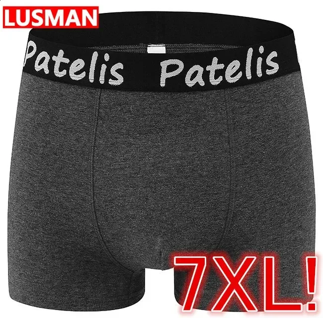 Mens Cotton Boxer Shorts Large Size 8XL for 90-200 lb Comfortable Full ...