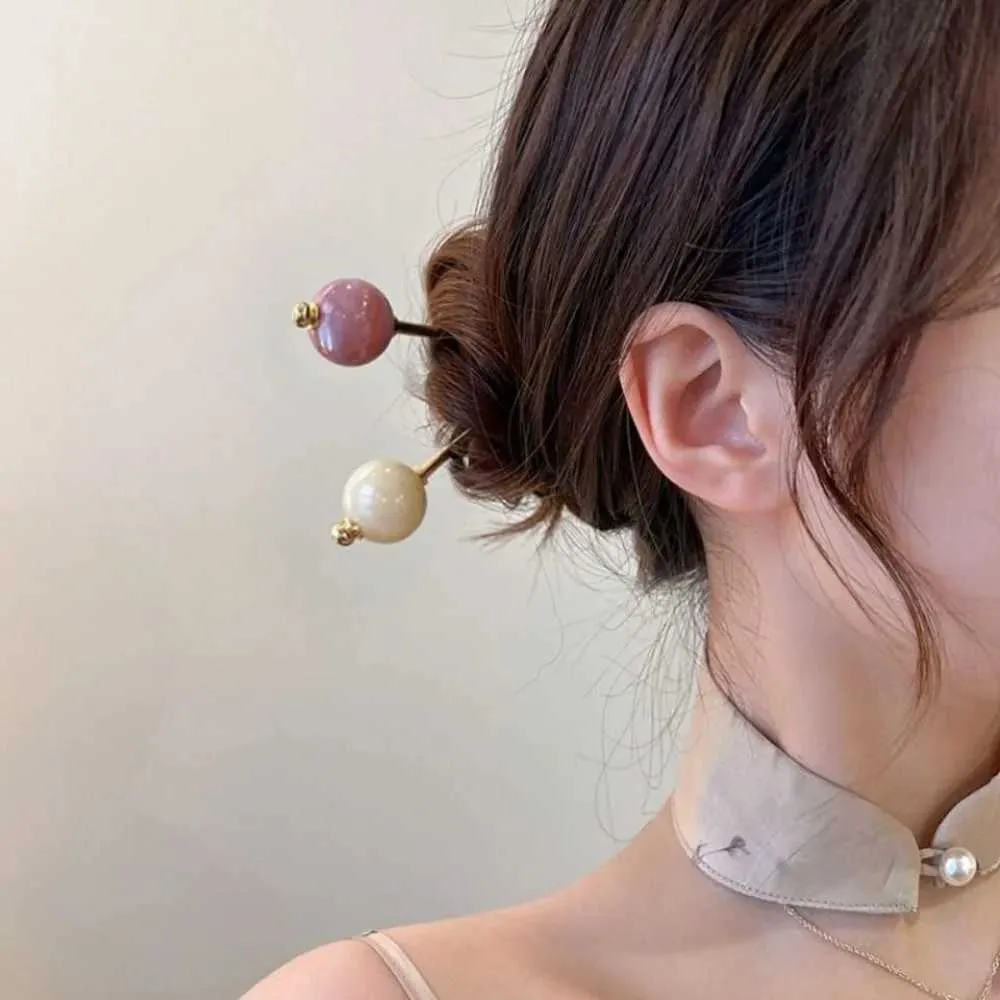 Round Metal Hair Clip - Modern Chinese Style, Fresh Advanced Sense ...