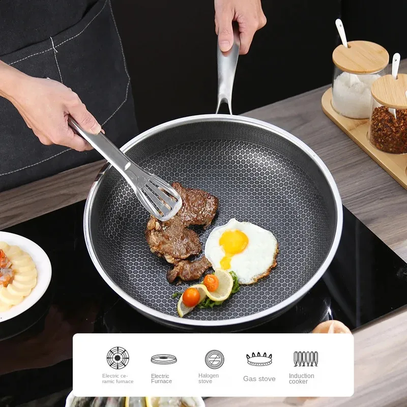 Premium Quality Flat Bottom Pan: Perfect for Steak, Pancakes & More ...
