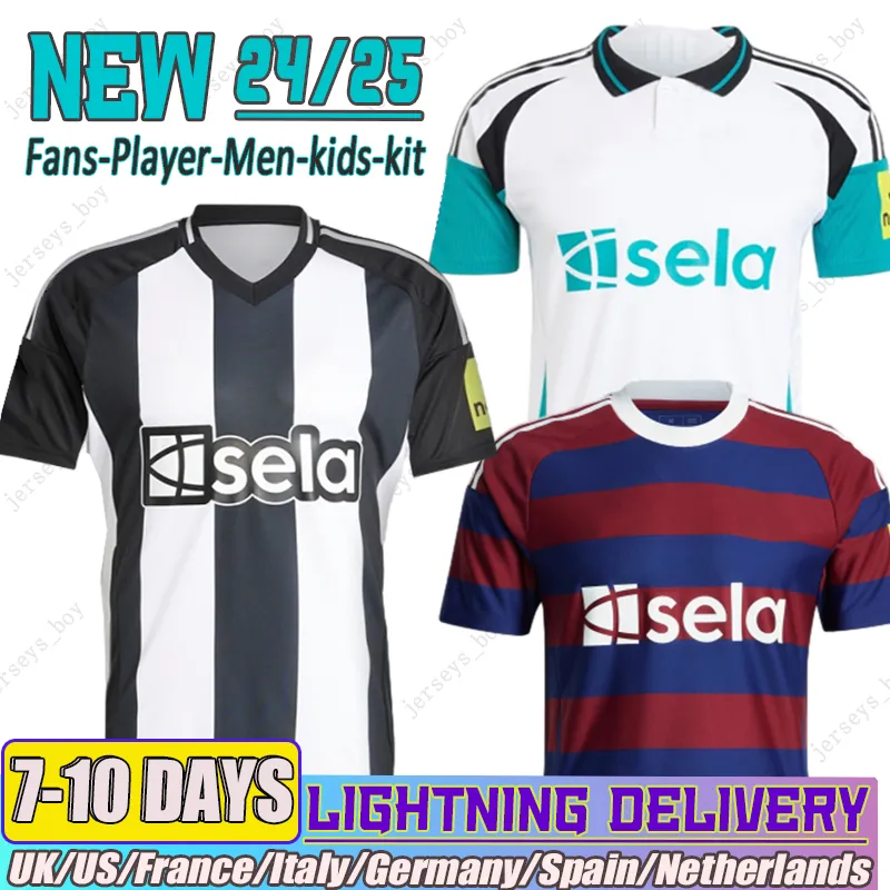 2025 Newcastle Soccer Jerseys: Bruno G, Isak, Gordon, Botman, Joelinton ...