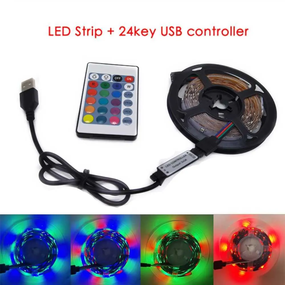 USB LED Strip Lights - Flexible RGB Backlight for TV PC, 5V, Best ...