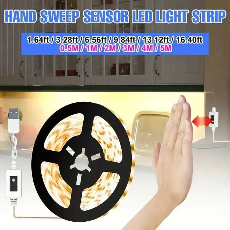 Motion Sensor LED Strip Lights - USB Powered, Dimmable, Waterproof ...