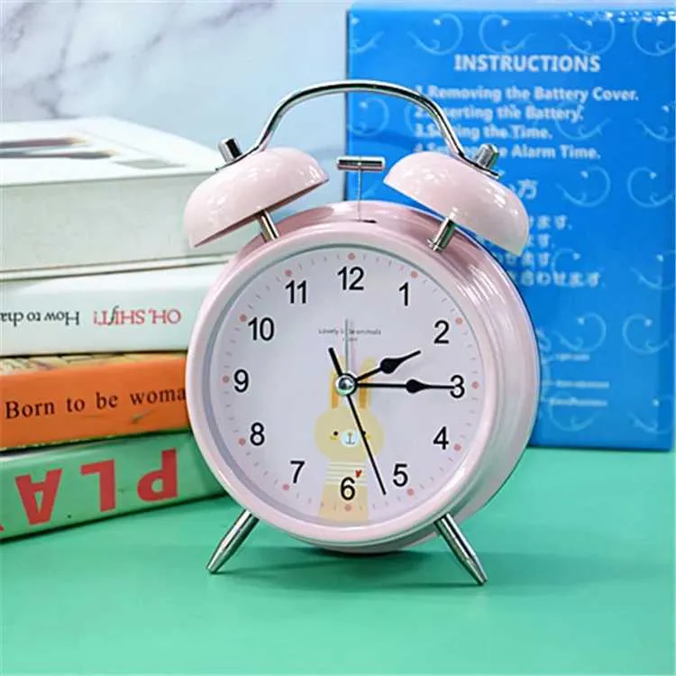 4-Inch Retro Bedside Alarm Clock: Luminous, Silent, and Stylish - Shop ...