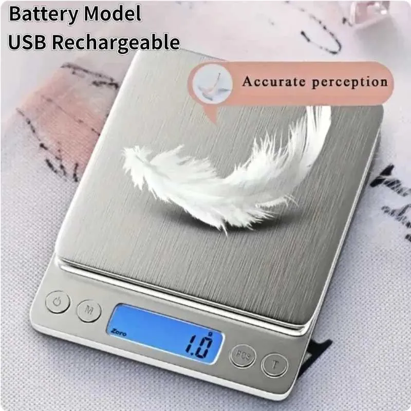 High Precision Digital Scale - 0.1g/3000g Mini Pocket Jewelry Scale ...