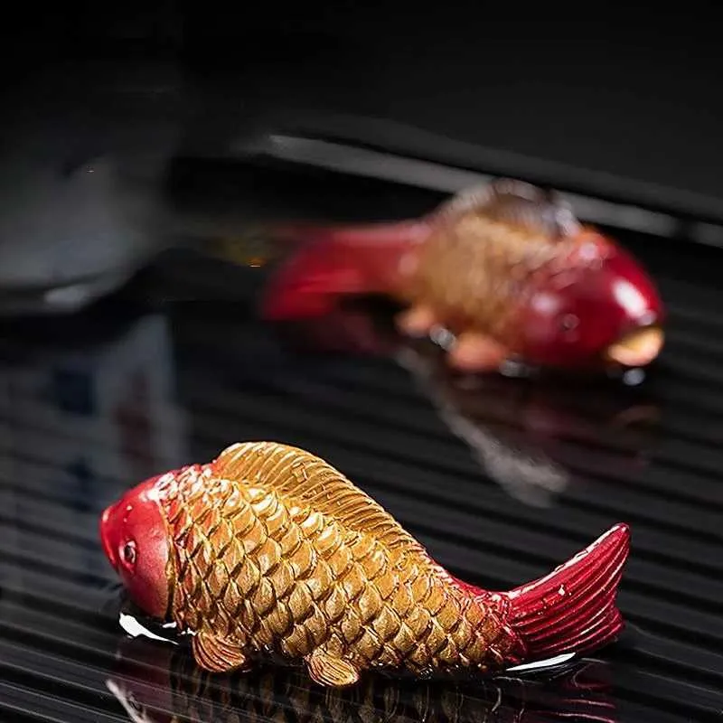 Color-Changing Lucky Fish Tea Pet - Chinese Tea Ceremony Decor ...