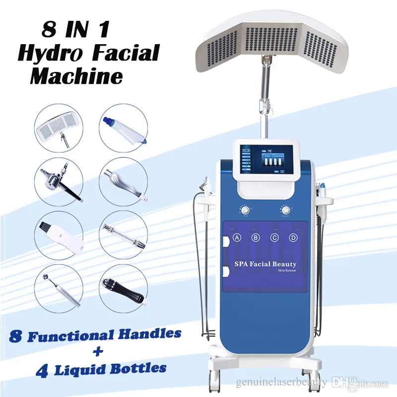 8 In 1 Aqua Hydro Dipping Spray Micro Hydro Diamond Dermabrasion Facial ...